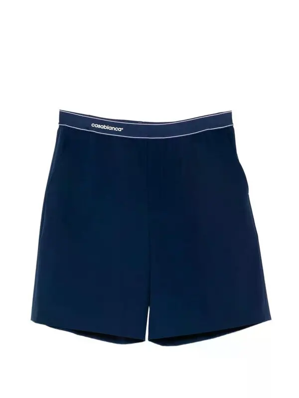 Casablanca Logo-waistband Shorts