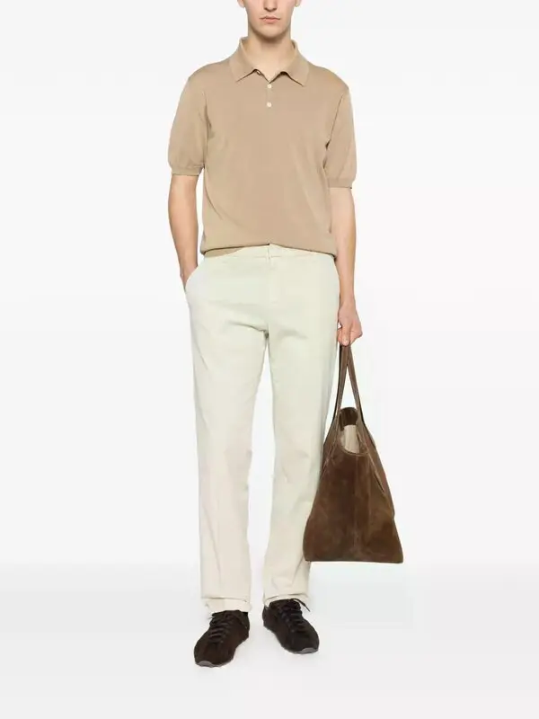 DONDUP Flat-front Trousers - Neutrals