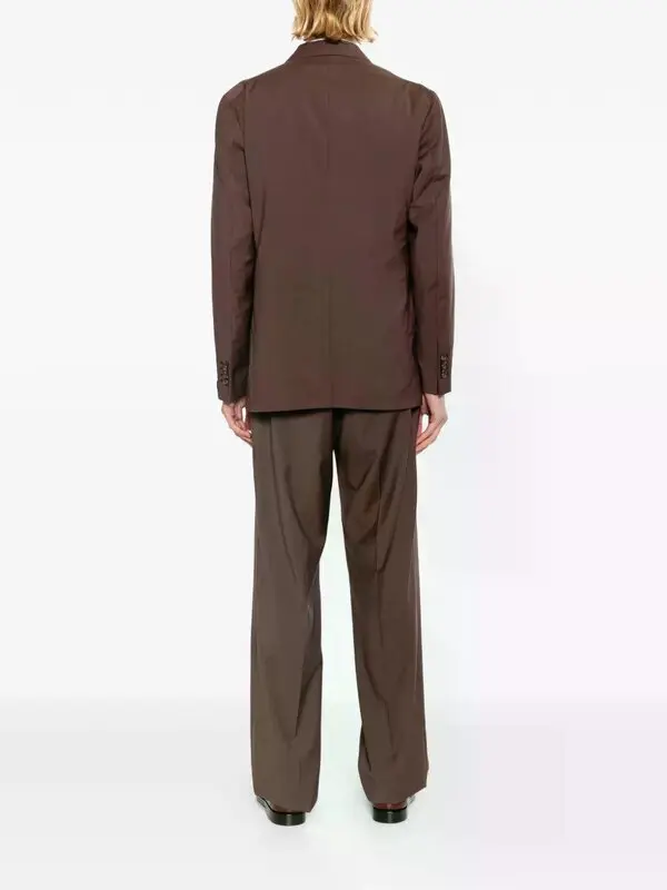 Tagliatore Wool Double-breasted Suit - Brown
