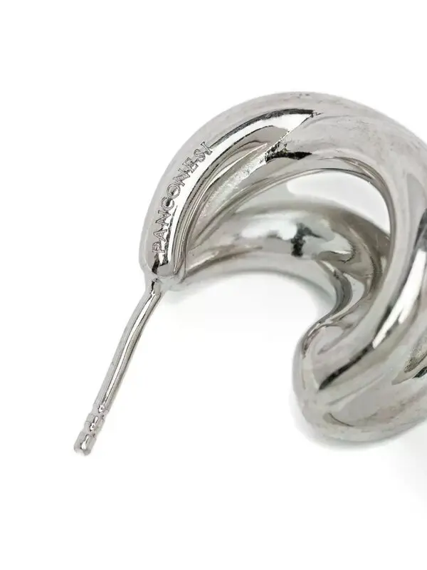 PANCONESI Double Blow Up Hoop Earrings