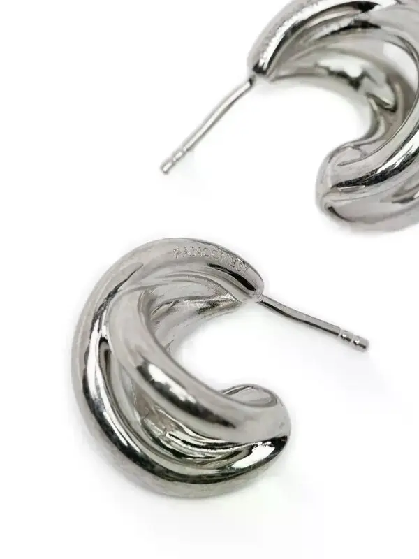 PANCONESI Double Blow Up Hoop Earrings