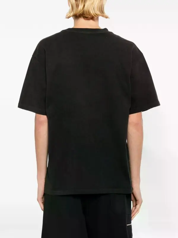 MELT Dog-print T-shirt - Black