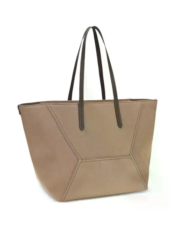 Brunello Cucinelli Stitched Tote Bag