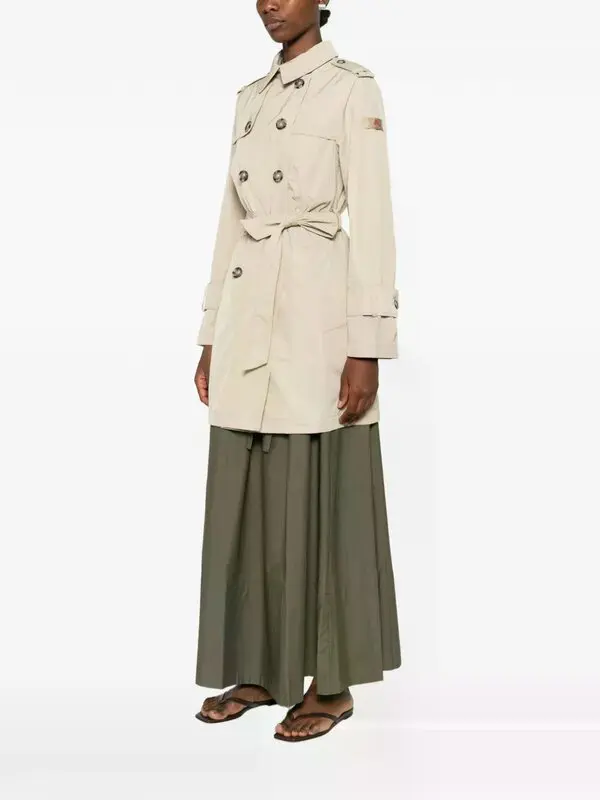 Peuterey Knude Belted Coat - Neutrals