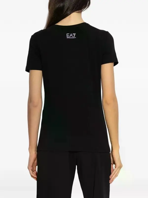 EA7 Sequin-logo T-shirt