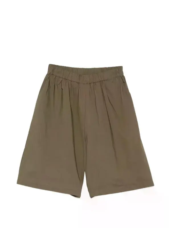 Imperial Elasticated Cotton Shorts - Green