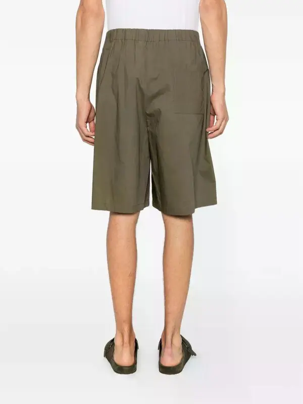 Imperial Elasticated Cotton Shorts - Green
