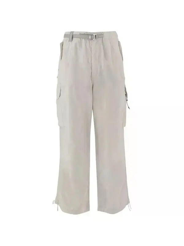 AND WANDER Belted Wide-leg Cargo Trousers