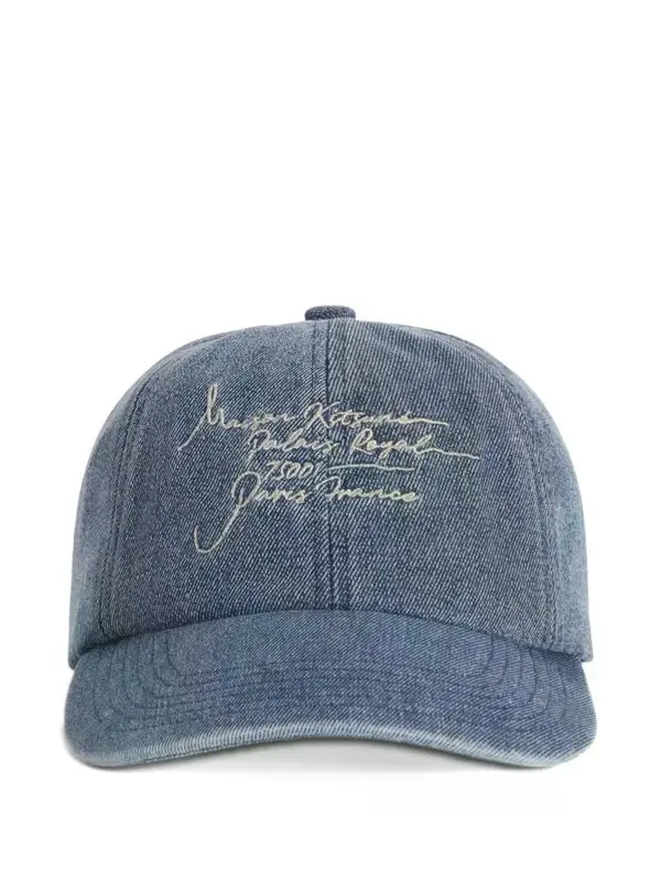 Maison Kitsuné Embroidery Baseball Cap