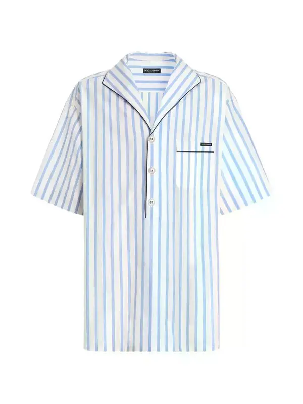 Dolce & Gabbana Striped Pocket Shirt