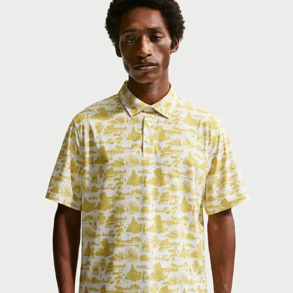 Nike Tailored Performance Dri-fit Golf Polo - Yellow