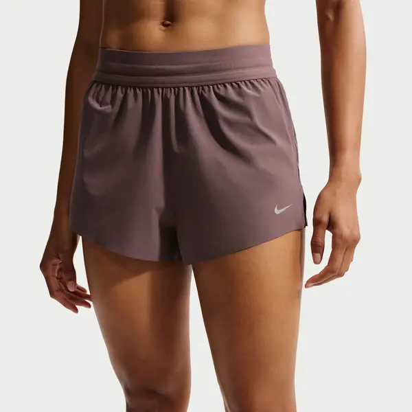 Nike Swift Dri-fit Mid-rise 2.5" Brief-lined Running Shorts - Purple