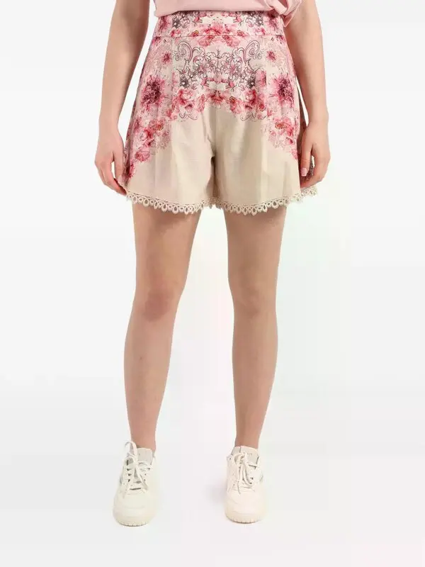AMOSA Floral Lace Shorts