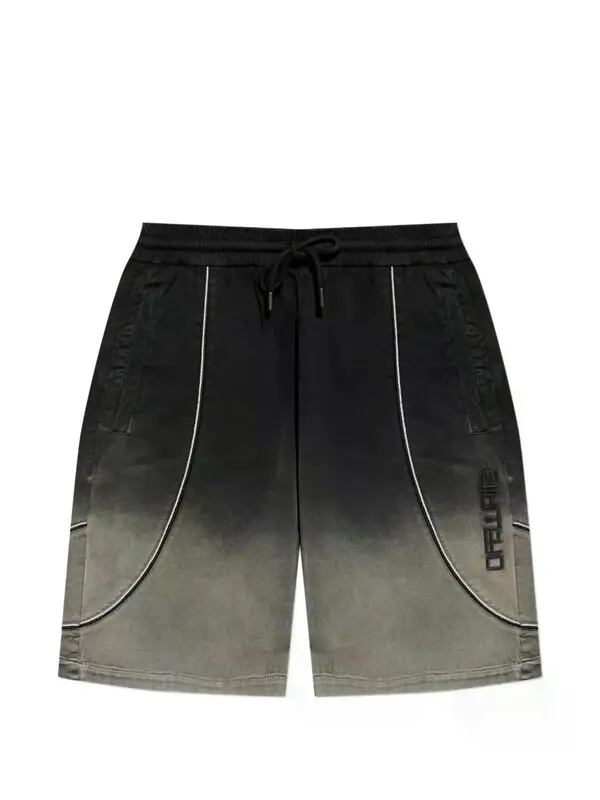 Off-White Logo-appliqué Shorts - Black