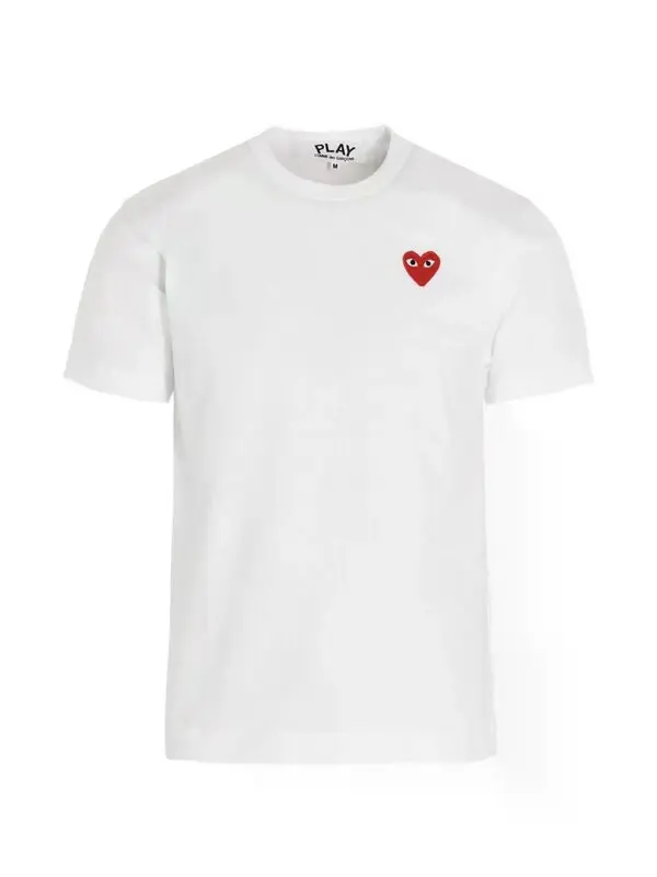 Play Comme Des Garcon Logo-motif T-shirt