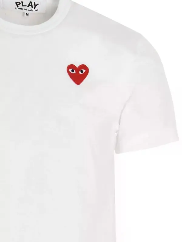 Play Comme Des Garcon Logo-motif T-shirt