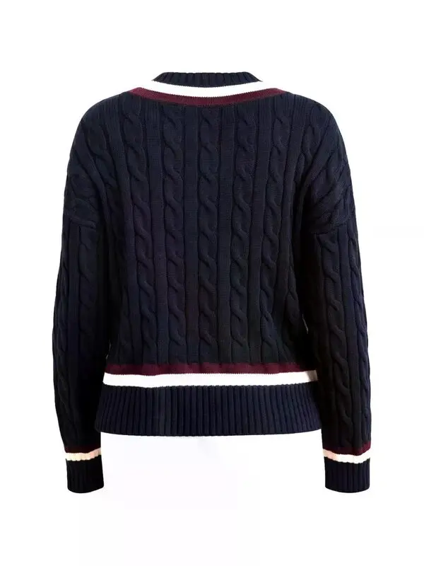 Ralph Lauren Cable-knit V-neck Sweater