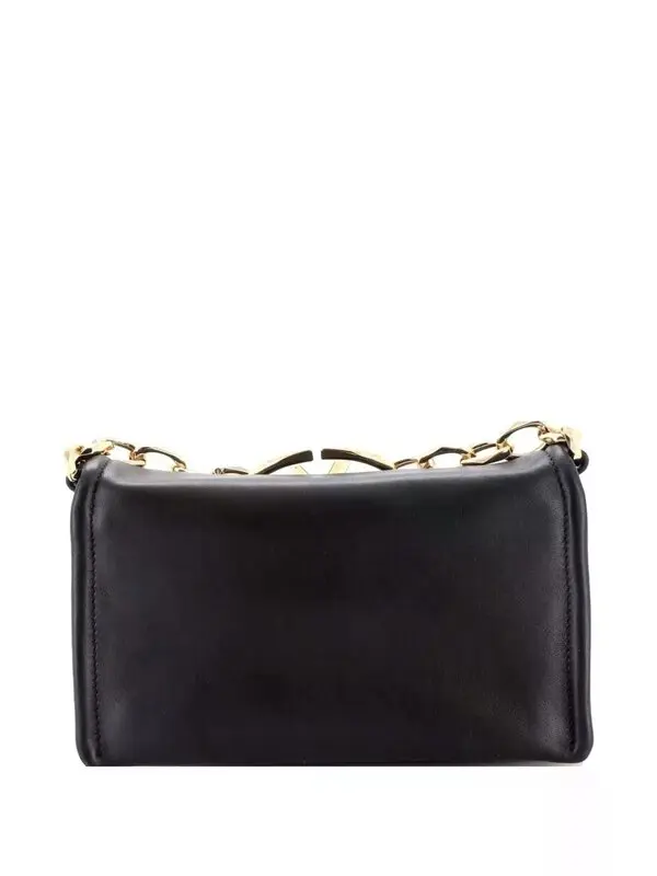 Valentino Garavani Vlogo Chain Leather Mini Clutch Bag