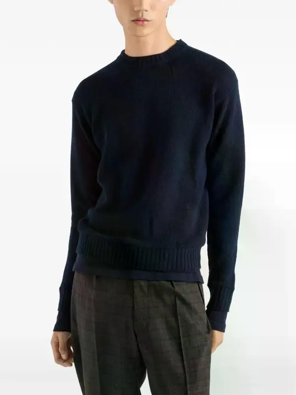 Prada Cashmere Crew-neck Sweater