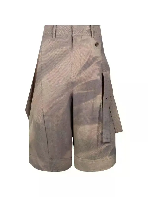 JIYONGKIM Layered Strap Half Shorts