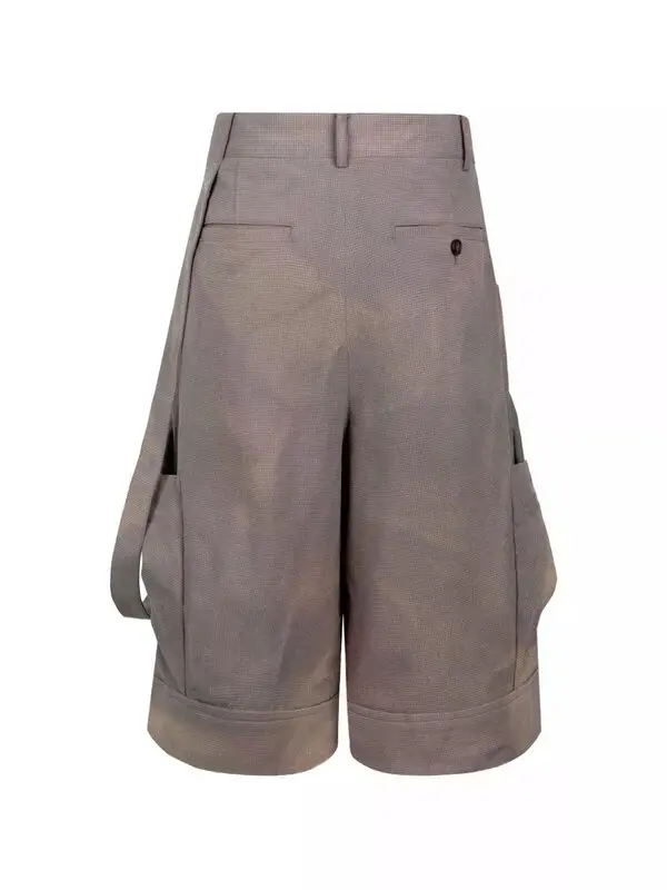 JIYONGKIM Layered Strap Half Shorts