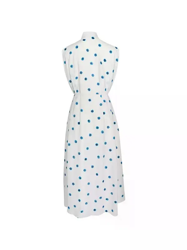 EDELINE LEE Collared Printed Dress