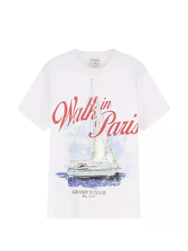 WALK IN PARIS Grand Voyage T-shirt - White