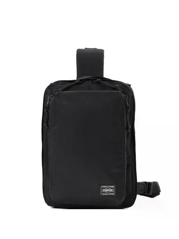 PORTER-YOSHIDA & CO Unit Sling Zip Shoulder Bag - Black
