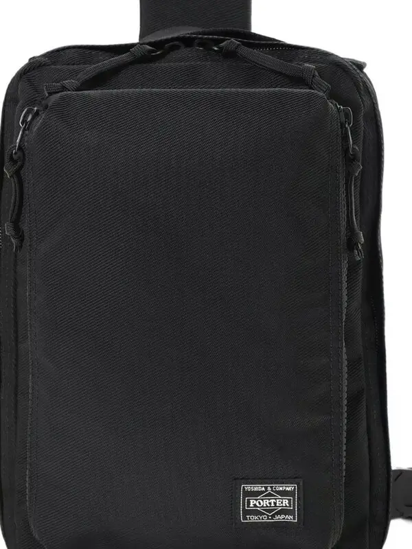 PORTER-YOSHIDA & CO Unit Sling Zip Shoulder Bag - Black