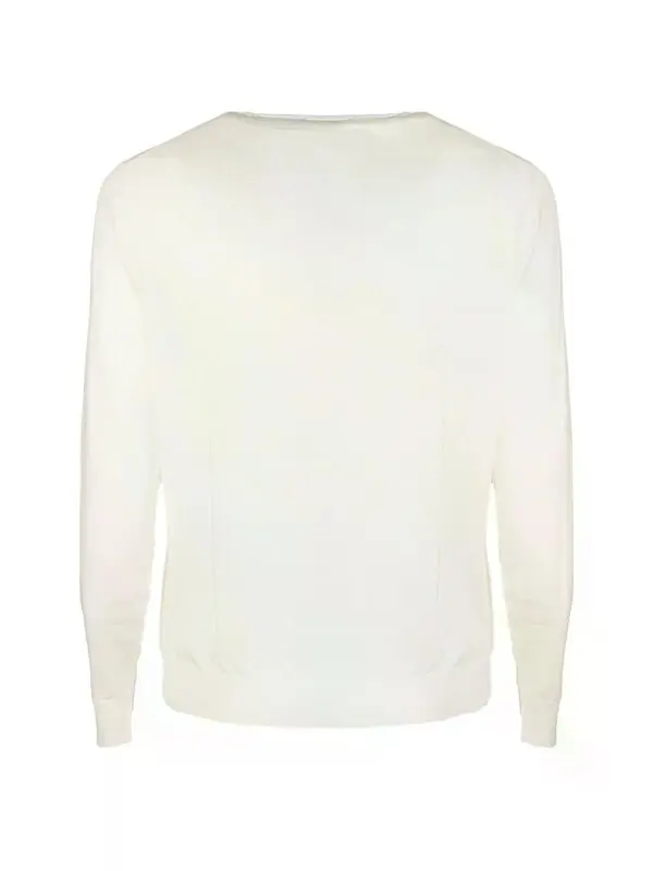 DRUMOHR Long-sleeved Knit Cotton Sweater - Neutrals