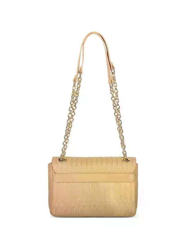 Moschino Quilted Heart Shoulder Bag - Neutrals
