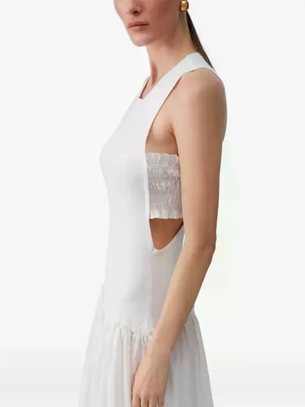 Liu Jo Long Dress With Cut-out Detailing - Brown