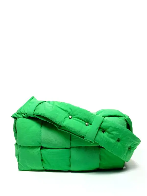 Bottega Veneta Intrecciato Padded Cassette Cross-body Bag - Green