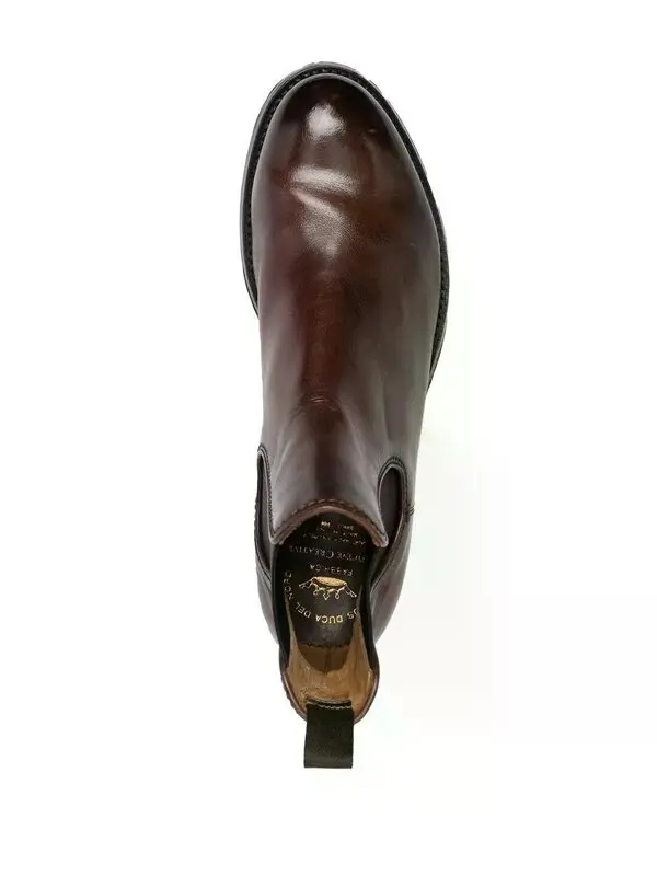 Officine Creative Anatomia Leather Chelsea Boots
