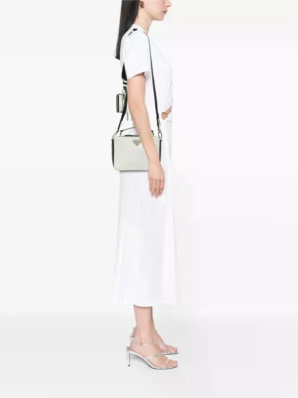 Prada 2013-2025 Medium Saffiano Brique Satchel