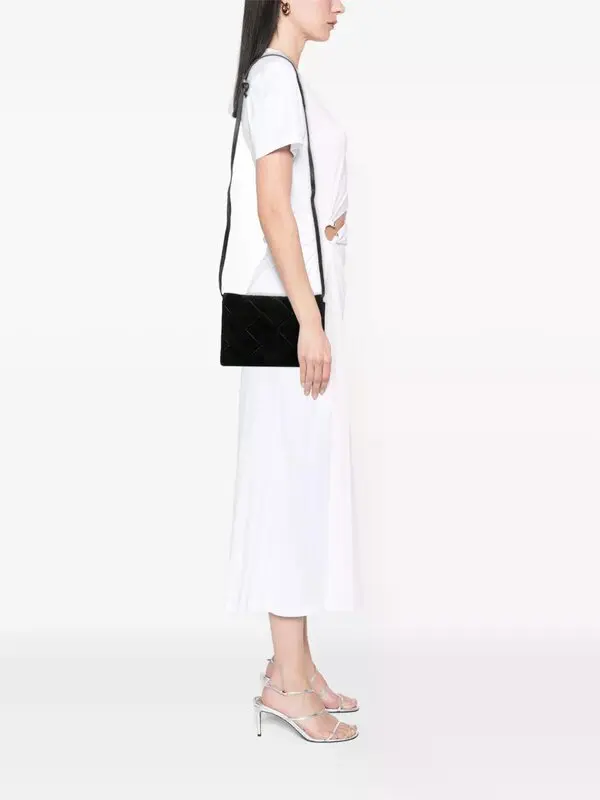 Bottega Veneta 20th Century Intrecciato Crossbody Bag - Black