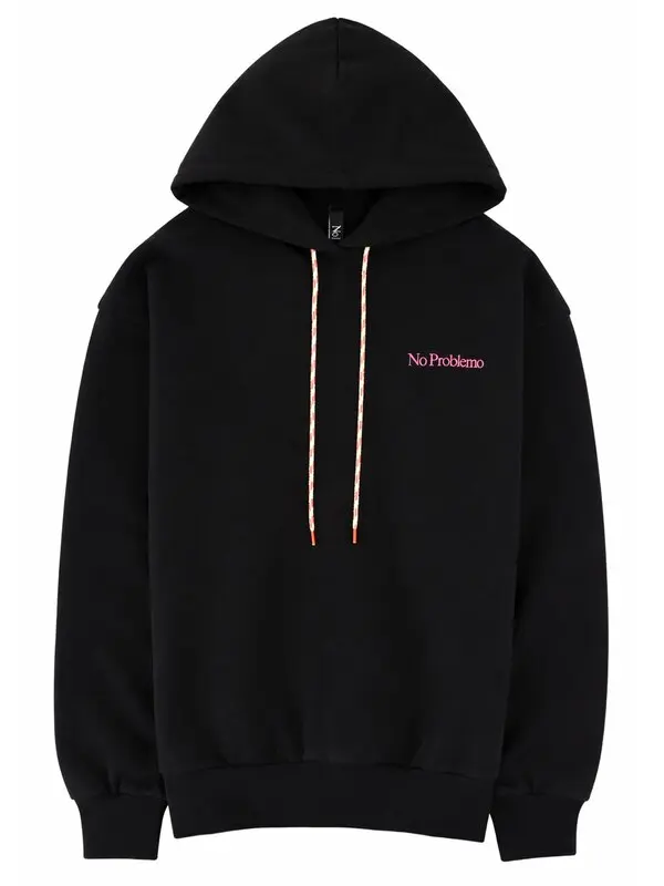 NO PROBLEMO Logo Printed Hoodie