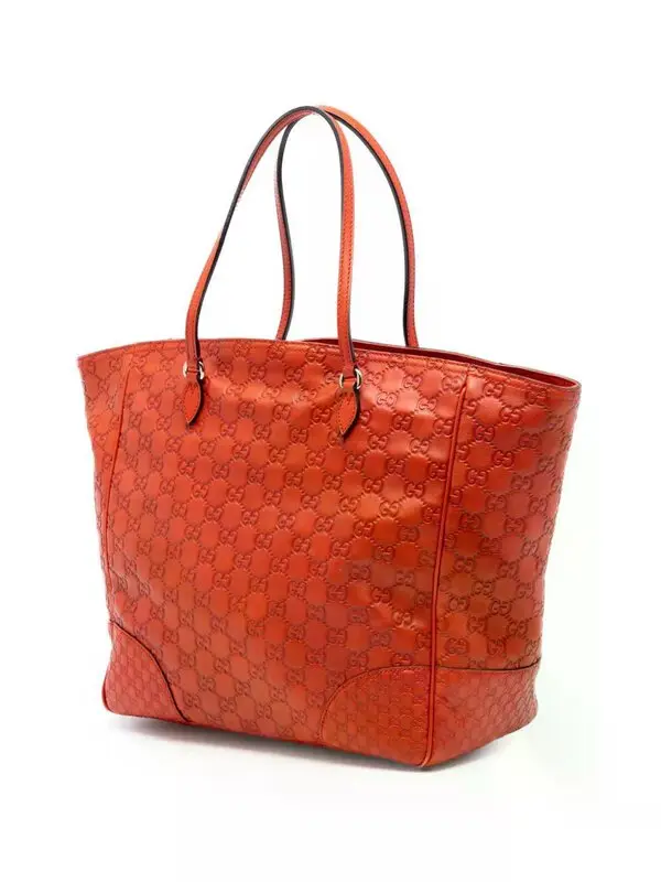 Gucci Ssima Bree Tote Bag - Orange