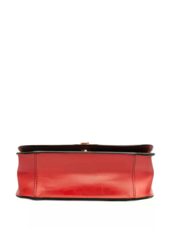 Versace La Greca Coated Canvas Virtus Satchel