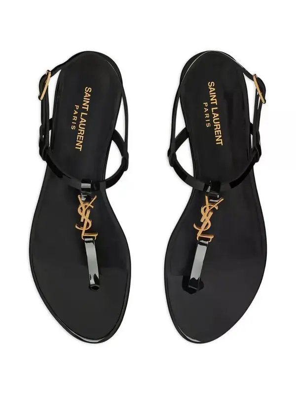 Saint Laurent Logo Strap Sandals
