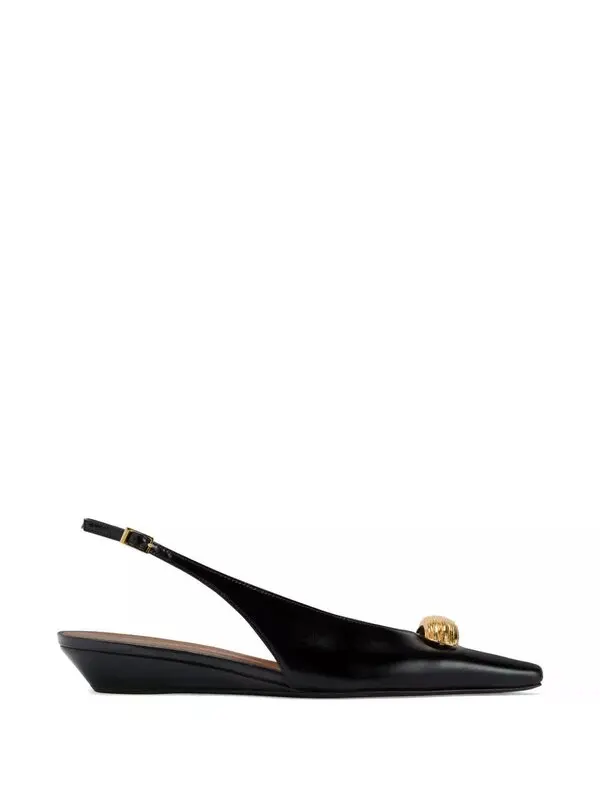 GIUSEPPE ZANOTTI Virginia Slingback Ballet Flats - Black