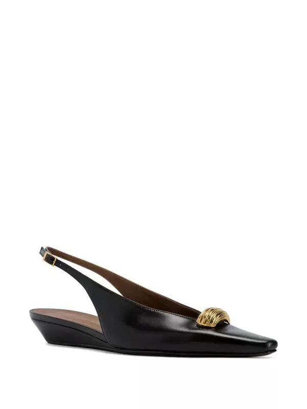 GIUSEPPE ZANOTTI Virginia Slingback Ballet Flats - Black