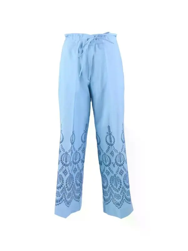 P.a.r.o.s.h Embroidered Drawstring Trousers