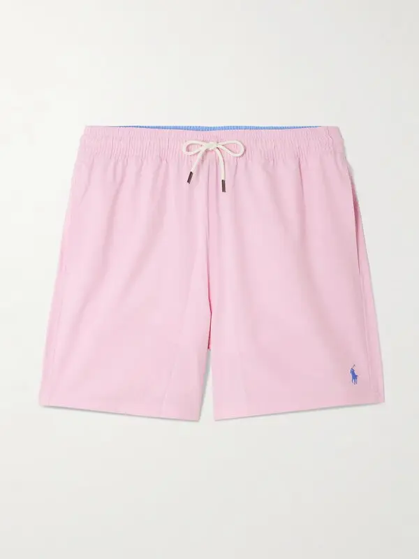 Polo Ralph Lauren Traveller Straight-leg Swim Shorts - Pink