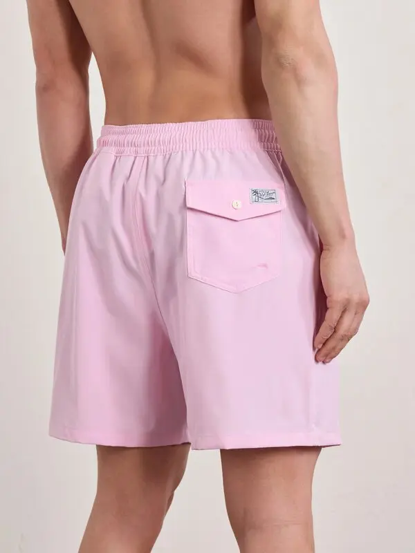 Polo Ralph Lauren Traveller Straight-leg Swim Shorts - Pink