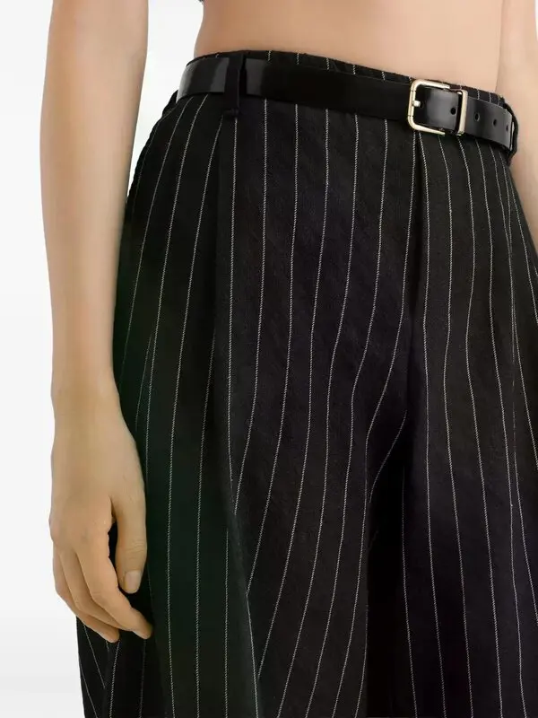 Dolce & Gabbana Pinstriped Wide Leg Trousers