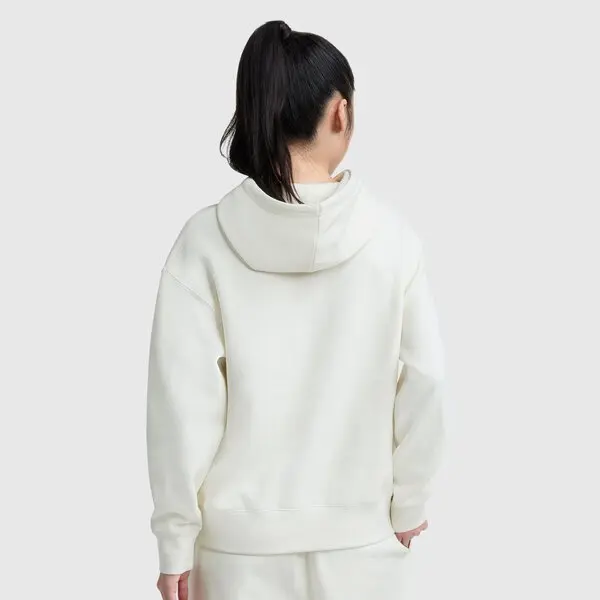 Champion Powerblend Freshman Hoodie With C Logo - Unbleached Cotton