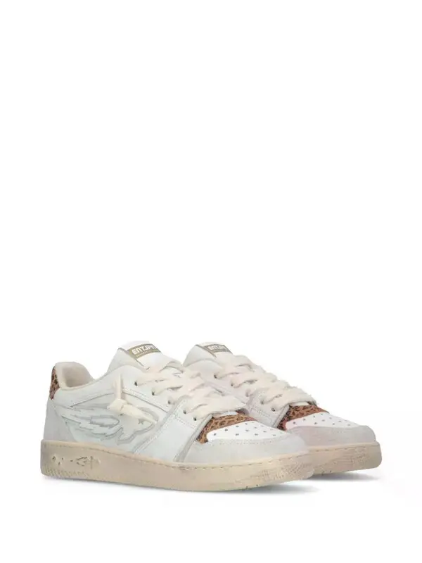 ENTERPRISE JAPAN Leopard Detail Sneakers