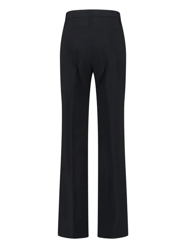 Sportmax Virgin Wool Trousers - Black