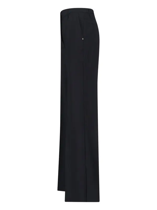Sportmax Virgin Wool Trousers - Black
